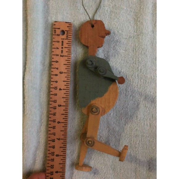 Unknown | Costumes | Folk Art Handmade Painted Wooden String Puppet ...